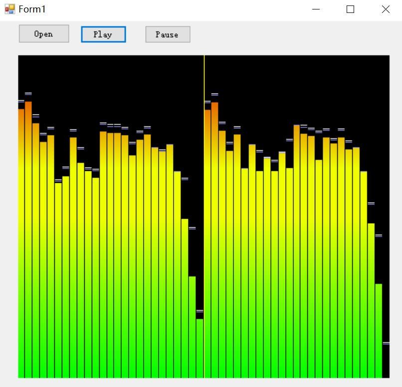 C# - I want to make an audio player, How to create audio spectrum in c#
